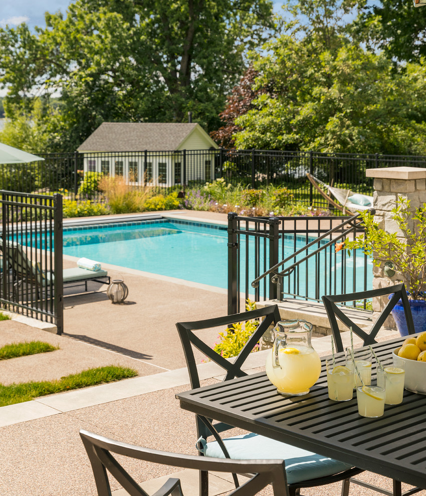 Pool With a View - Traditional - Pool - Minneapolis - by Hagstrom ...