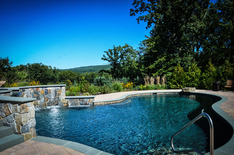 Pool With a View - Traditional - Pool - New York - by Harmony Design ...
