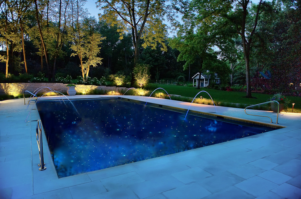 Pool with Stars - Traditional - Pool - Chicago - by Platinum Poolcare ...