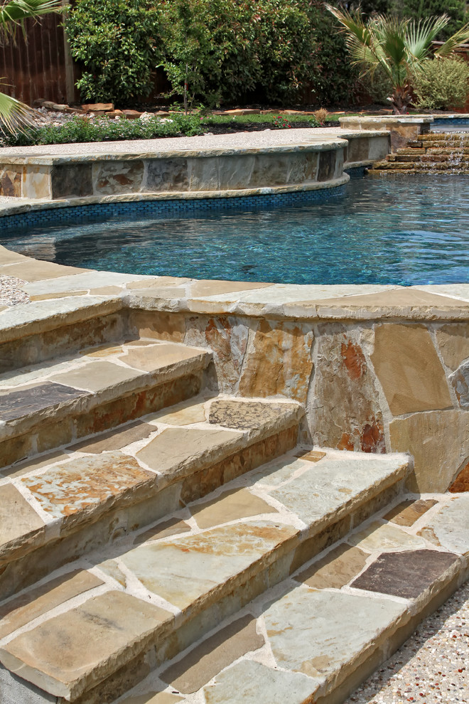 Pool With Swim Up Bar - Traditional - Pool - Austin - by Keith Zars ...