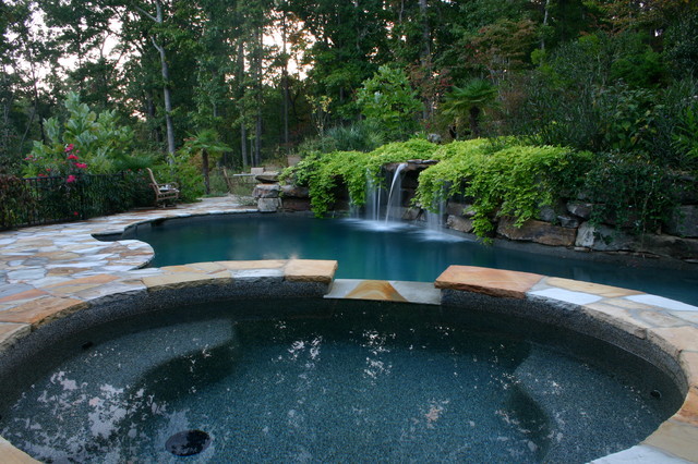 Pools and Waterfalls - Traditional - Pool - Atlanta - by Joe A. Gayle ...
