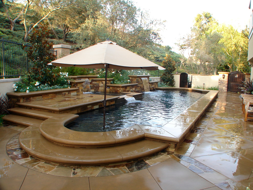 Pools/Spas - Traditional - Pool - Orange County - by Influence Outdoors ...