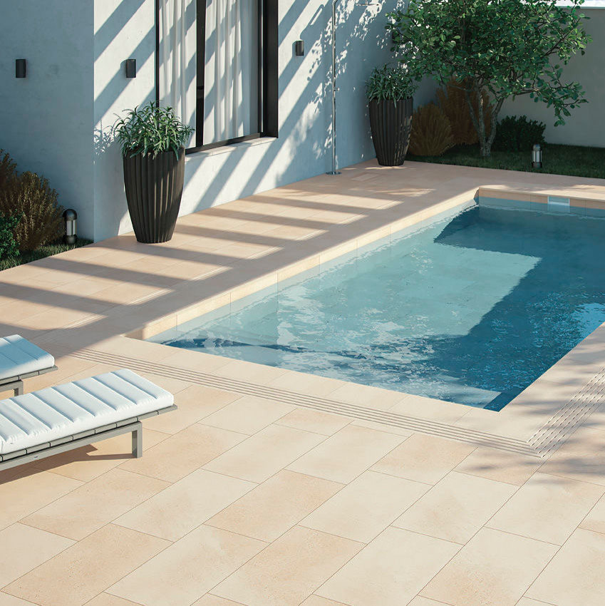 Porcelain Pool Decking - Modern - Pool - Phoenix - by Nanette Injeski ...