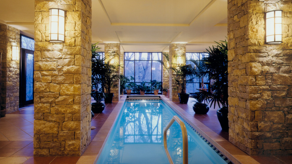 Prairie Style Home - Transitional - Pool - Kansas City - by NSPJ ...