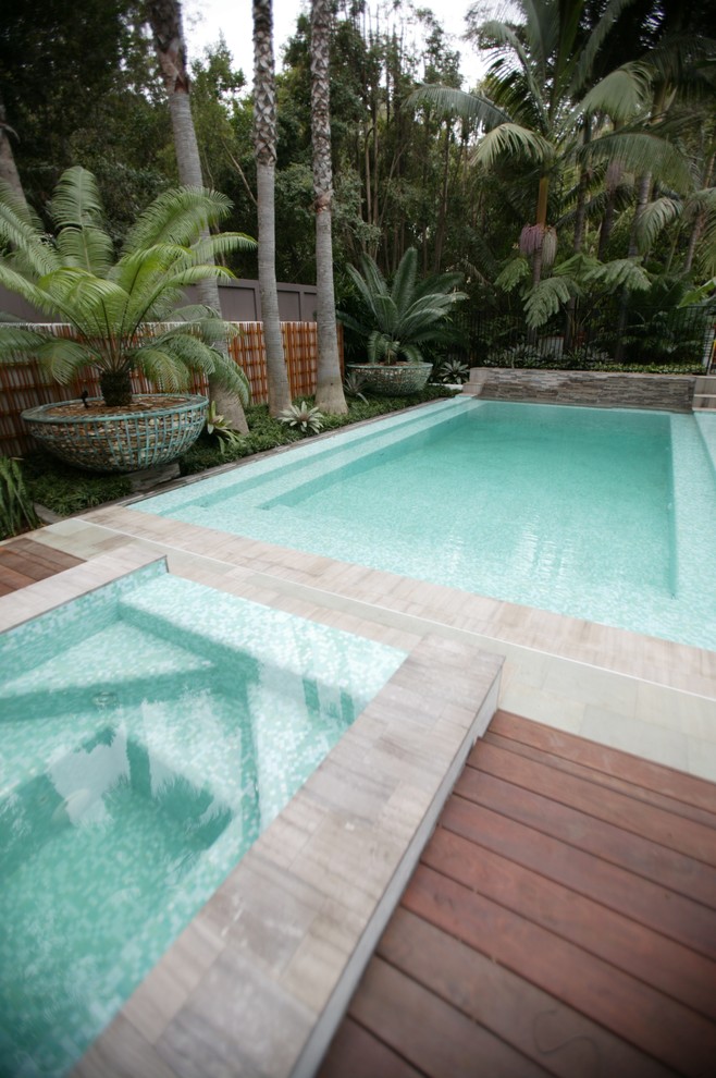 PRIVATE RESIDENCE 1 - Tropical - Pool - Los Angeles - by JAMIE DURIE ...