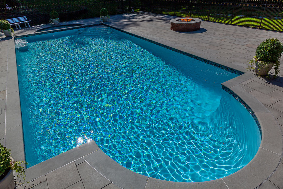 Private Residence Alpine - Traditional - Pool - New York - by Mufson ...