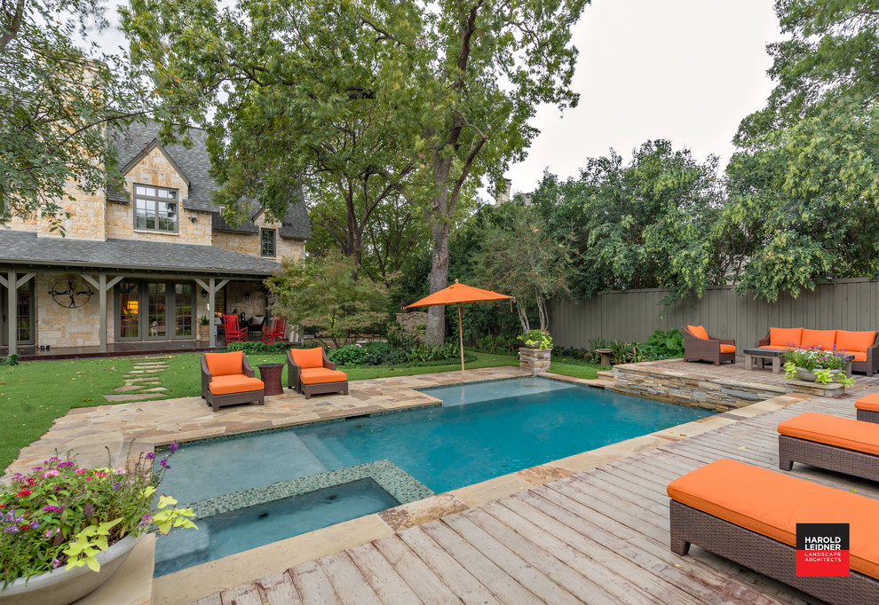 Private Residence Backyard Retreat - Traditional - Pool - Dallas - by ...