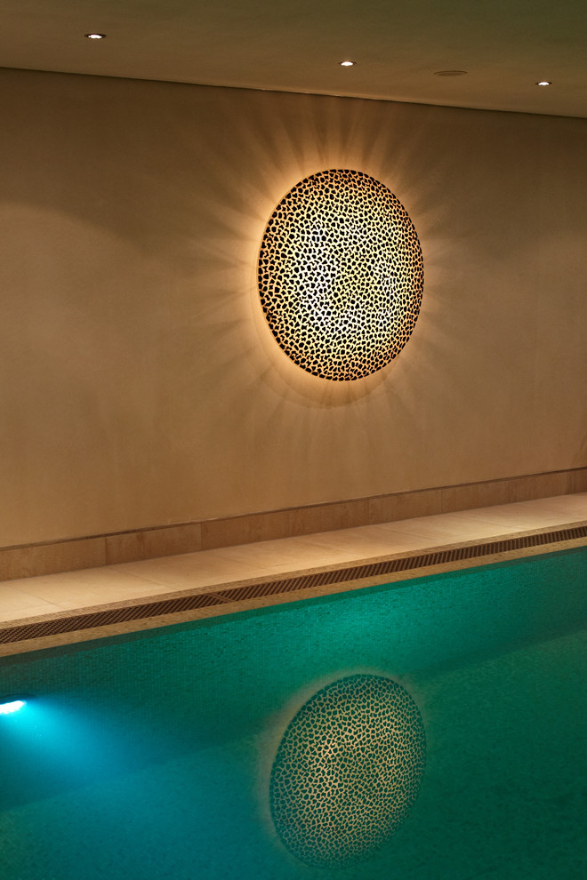 Privater Wellnessbereich mit Pool, Sauna, Hamam - Contemporary - Pool ...