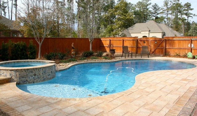 Project: Northshore, Mandeville - Raised spa, tanning ledge, Artistic ...