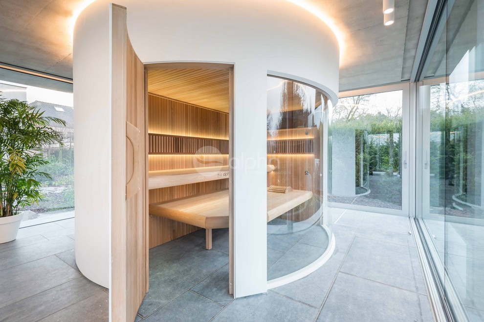 Project Outdoor Sauna - Contemporary - Pool - Seattle - by Ambient ...