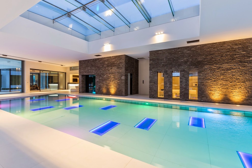 Project Traditional Sauna - Contemporary - Pool - New York - by Alpha ...
