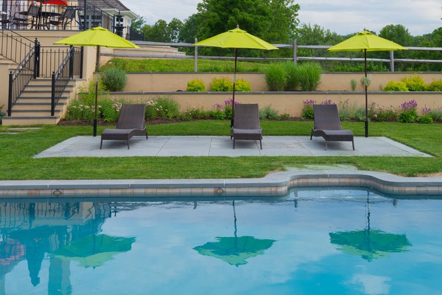 Provincial Pool - Traditional - Pool - New York - by Britney O'Donnell ...