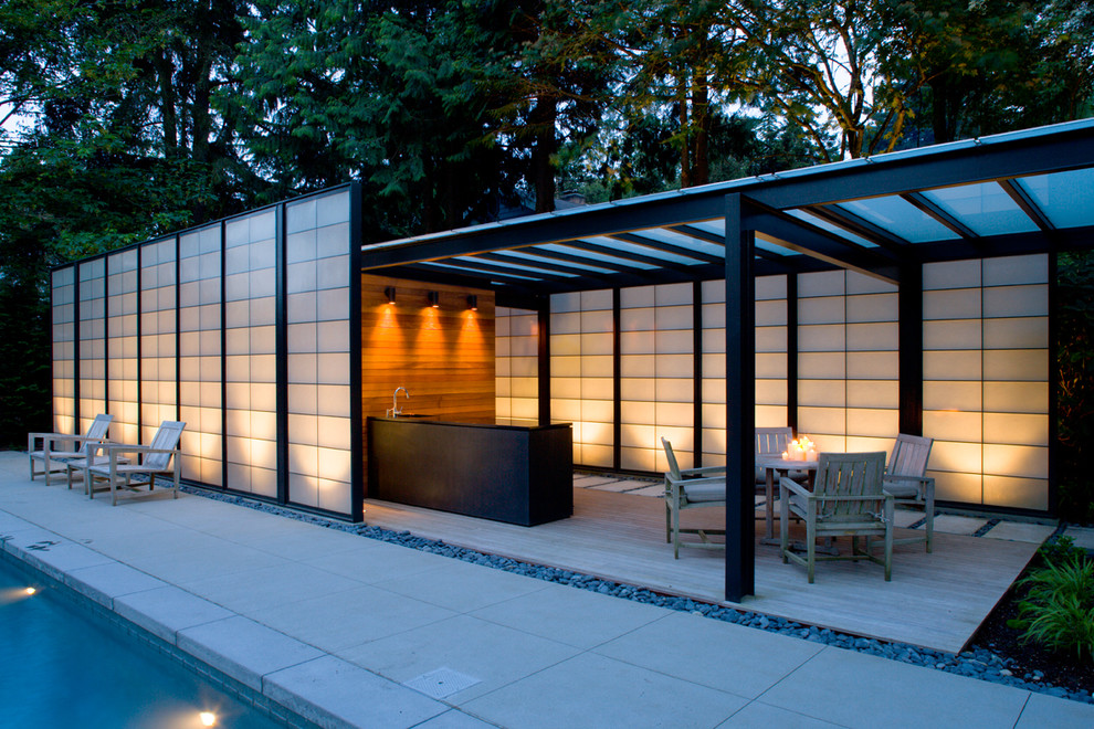 Push Pull Pool Pavilion - Contemporain - Piscine - Seattle - par Lane ...