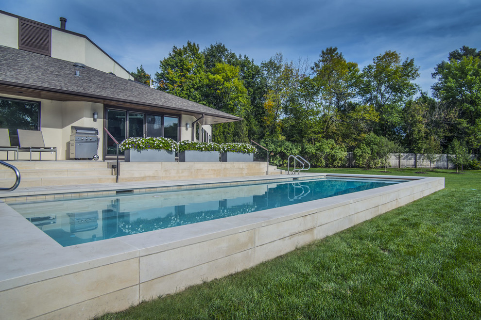 Raised Inground Pool - Modern - Pools & Hot Tubs - Chicago - by ...