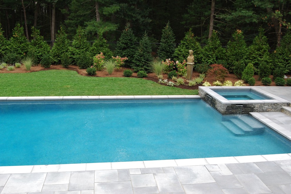 Raised Spa Pool - Traditional - Pool - Boston - by Carey Ezell ...