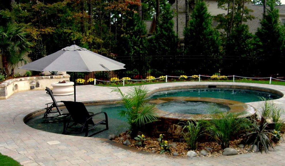 Raleigh Pool - Traditional - Pool - Raleigh - by Frank Bowman Designs ...
