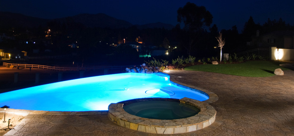 Ramo Project : Western Outdoor Designs - Transitional - Swimming Pool ...