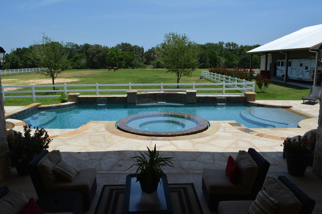 Ranch Style - Moderne - Piscine - Houston - par The Pool Man Inc. | Houzz