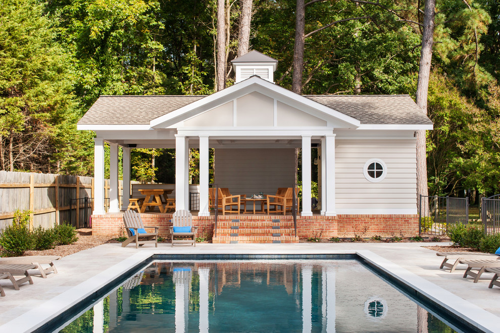 Rappahannock River Pool House - Transitional - Pool - Richmond - by SMS ...
