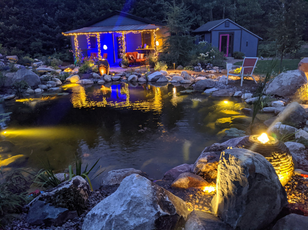 Recreational Swim Pond Boyne City - Rustic - Pool - Other - by Waterpaw ...