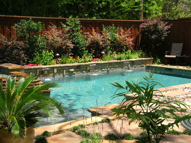 Rectangular - Traditional - Pool - Dallas - by Tahitian Pools, Inc. | Houzz
