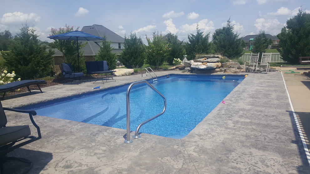 Regatta Fiberglass Pool by Blue Hawaiian - Pool - Boston - by Latham ...