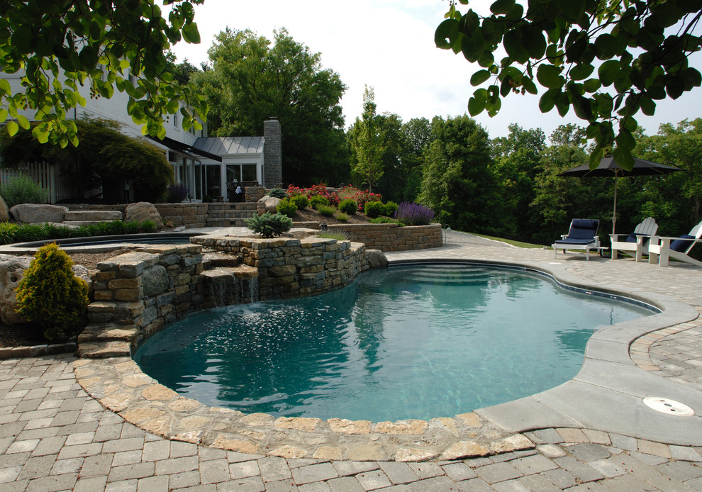 Residential Pool and Spa - Pool - Cincinnati - by Klimat Master Pools ...