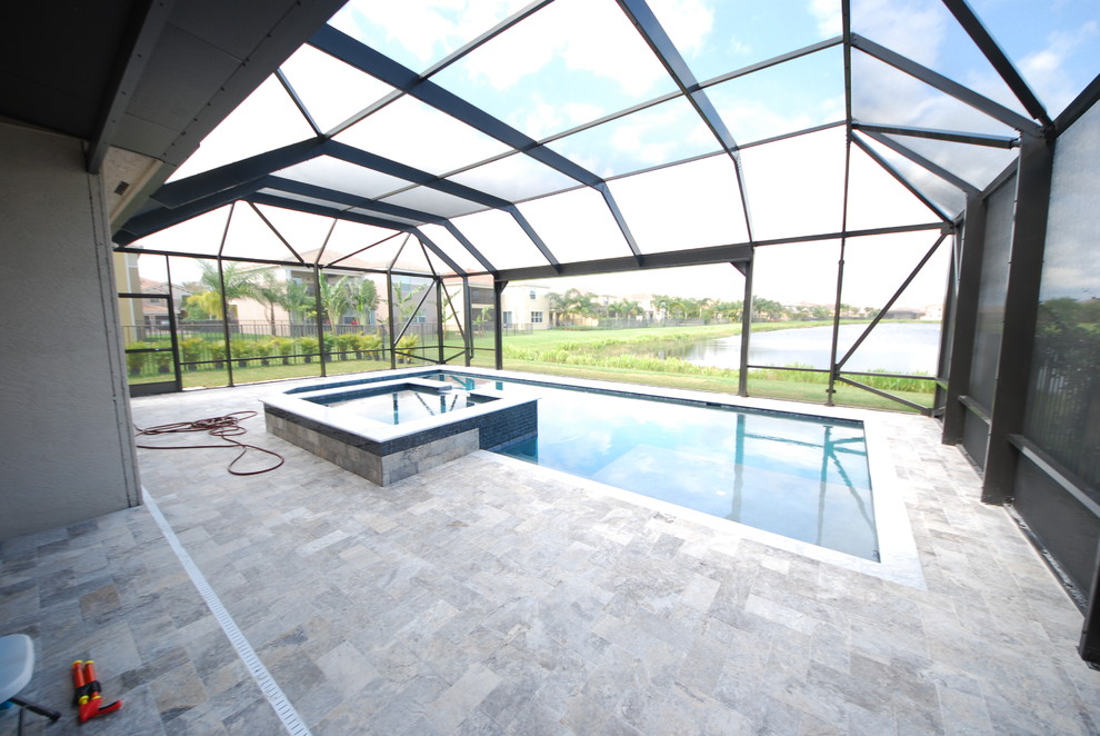 Residential Pool Enclosure - Contemporary - Pool - Miami - by Coastal ...