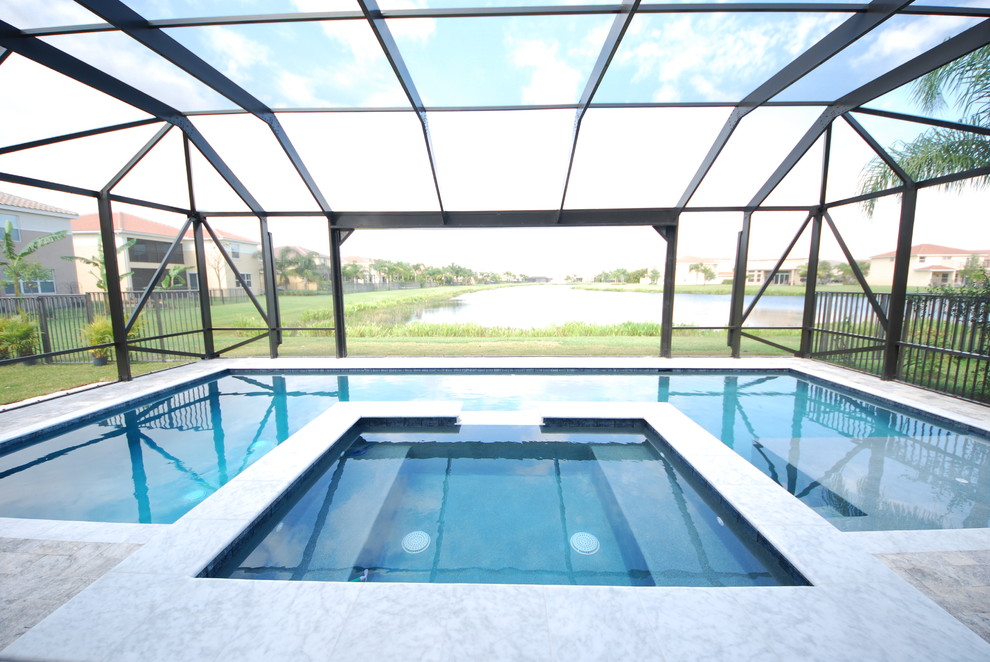 Residential Pool Enclosure - Contemporary - Pool - Miami - by Coastal ...