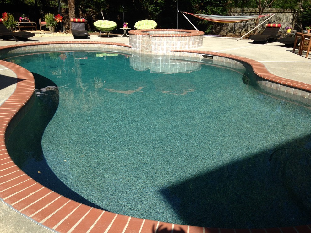 Residential Pool Renovations - Tahoe Blue PebbleTec - Pool - Atlanta ...