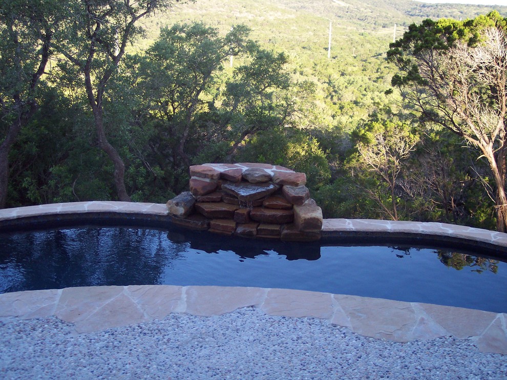 residential pools - Rustic - Pool - Austin - by Wood Duck Pools ...