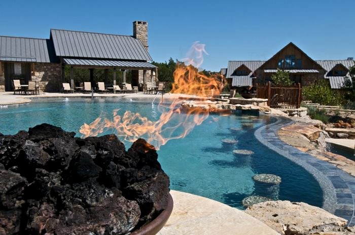Resort Pool - Montagne - Piscine - Dallas - par Stone Quarries Direct ...