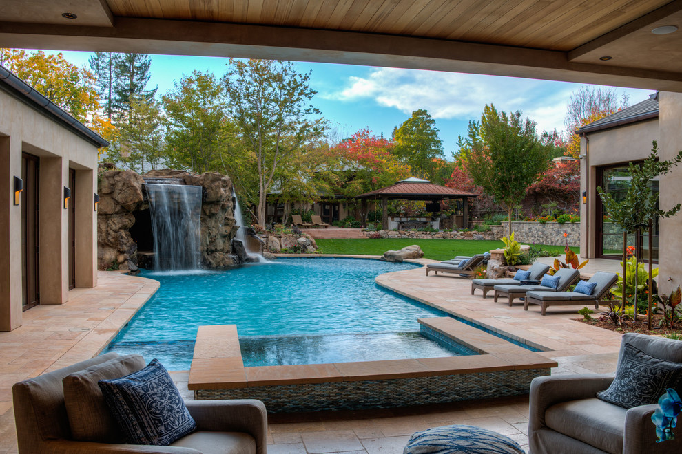 Resort-Style Living - Transitional - Pool - San Francisco - by David ...