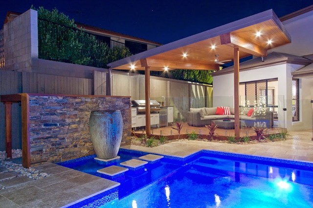 Resort Style Living - Modern - Pool - Brisbane - by User | Houzz
