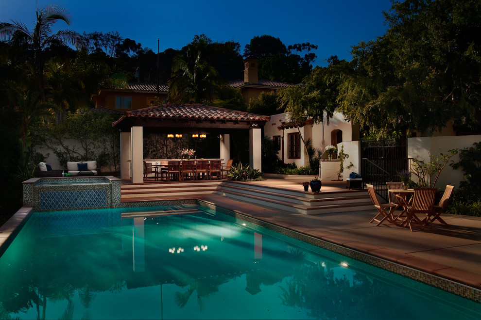 Richard Requa Historic Remodel and Addition - Mediterranean - Pool ...