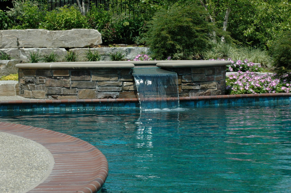 Rochester HIlls Freeform Pool - Traditional - Pool - Detroit - by ...
