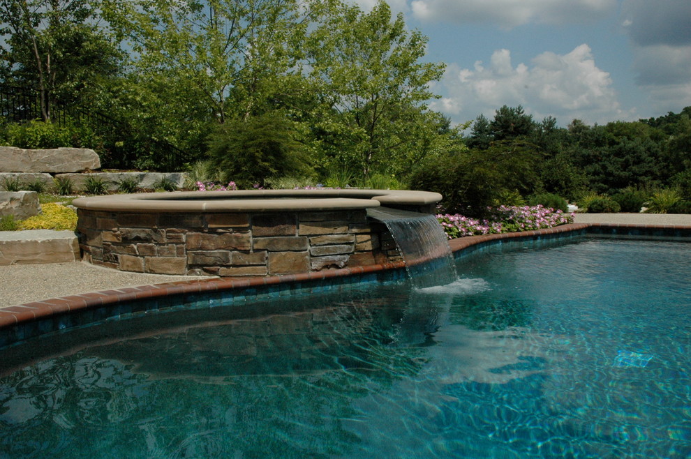 Rochester HIlls Freeform Pool - Traditional - Pool - Detroit - by ...