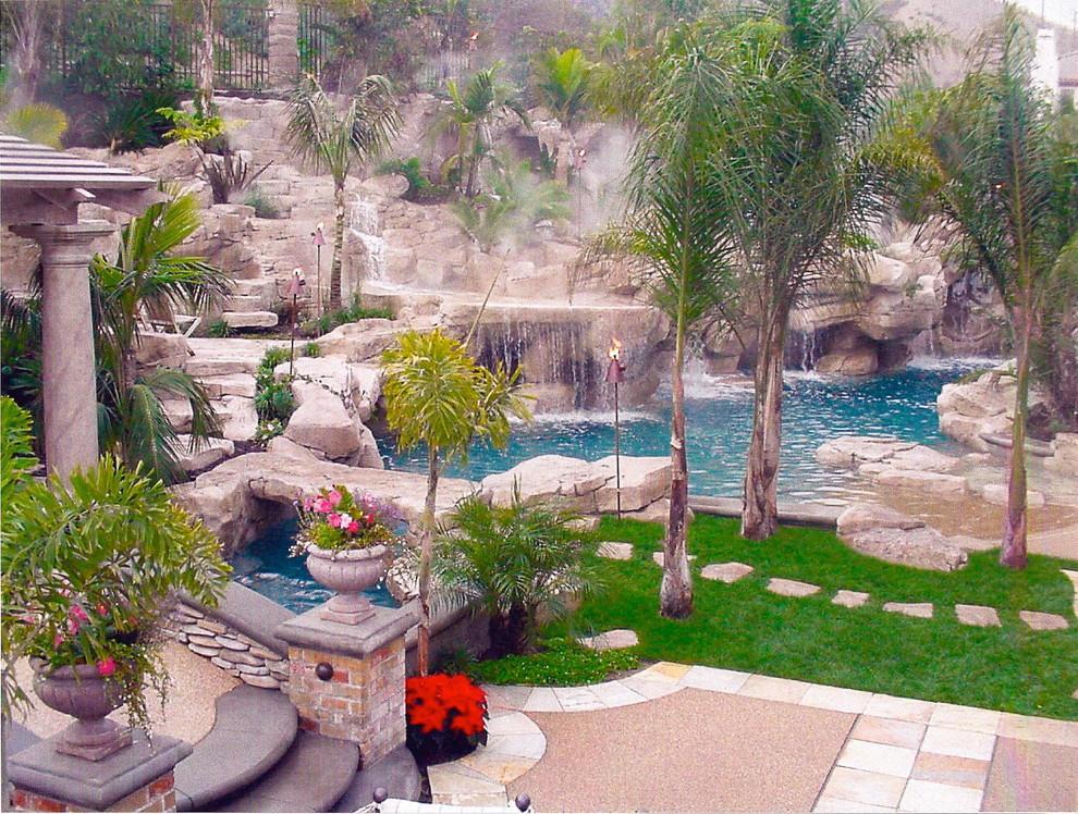 Rock Formations - Tropical - Pool - Orange County - by Influence ...