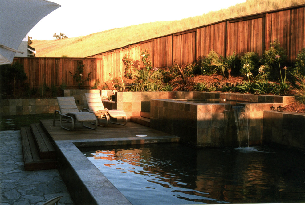 Rogers Pool - Modern - Pool - San Francisco - by Huettl Landscape ...