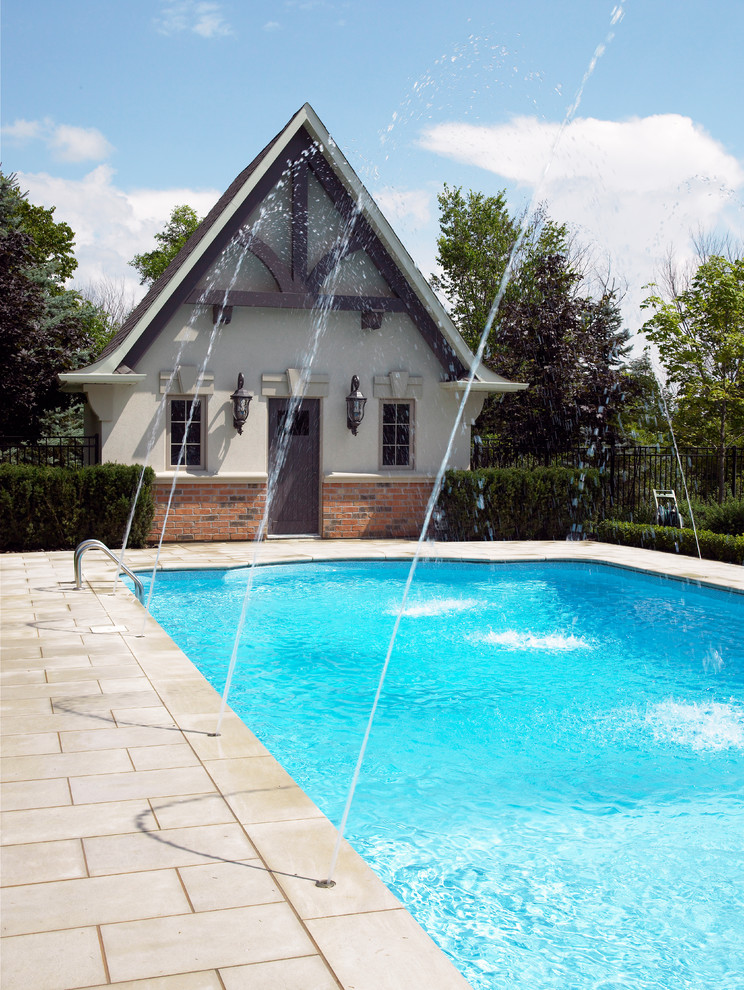 Roman Inground Pool - Contemporary - Pool - Toronto - by Pioneer Family ...