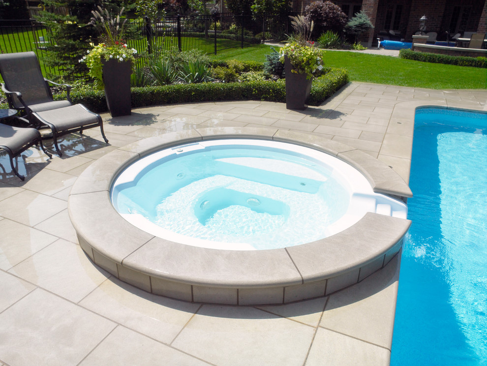 Roman Inground Pool - Contemporary - Pool - Toronto - by Pioneer Family ...