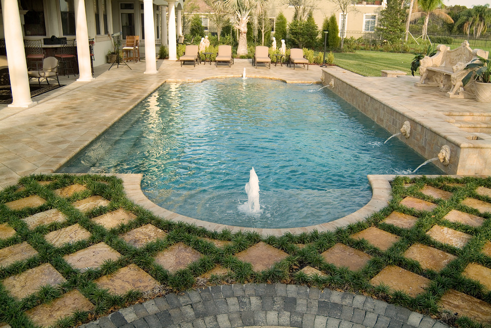 Romanesque - Mediterranean - Pool - Tampa - by Ryan Hughes Design | Houzz