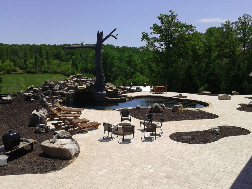 Rope Swing - Rustic - Pool - Atlanta - by Advanced Pools & Spas, LLC ...
