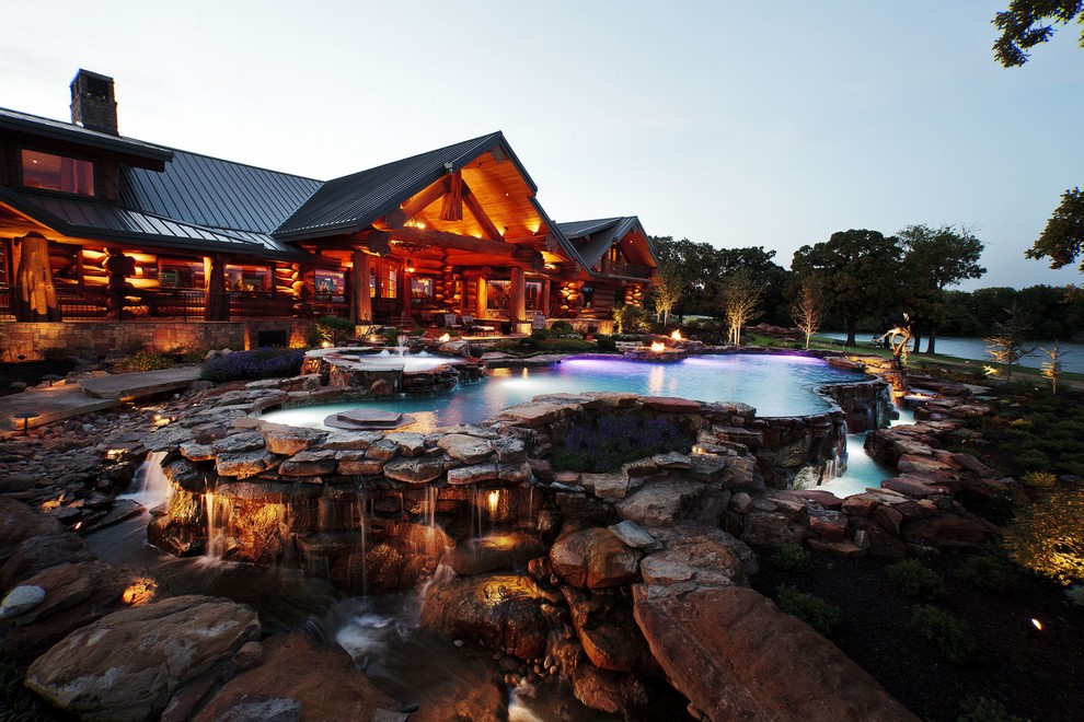 Rustic Pool - Rustic - Pool - Dallas | Houzz