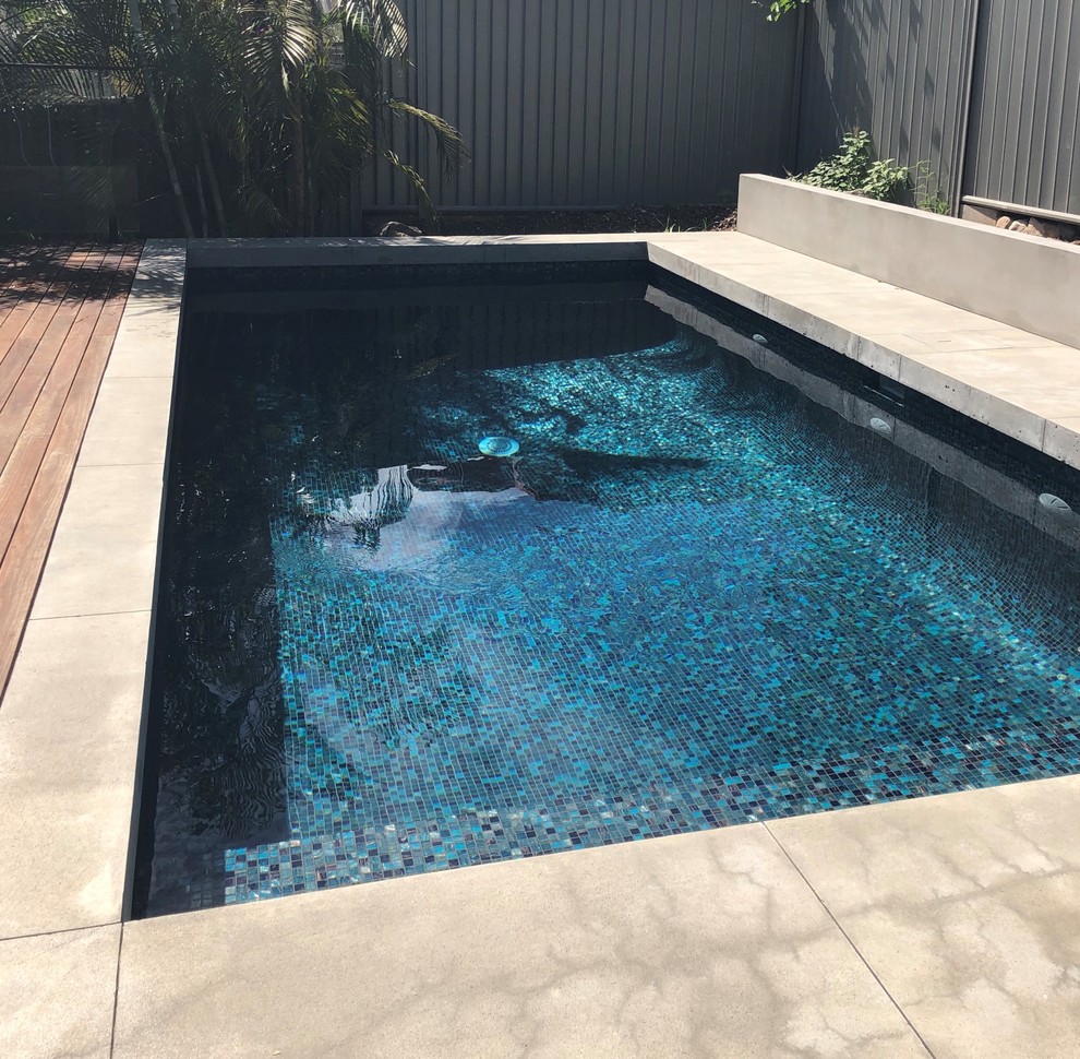 San Sebastian Fully Tiled Mosaic Pool - Beach Style - Pool - Gold Coast ...
