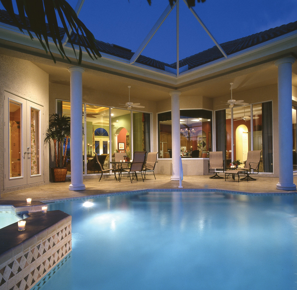 Sater Design Collection's 6778 "Deauville" Home Plan - Mediterranean ...