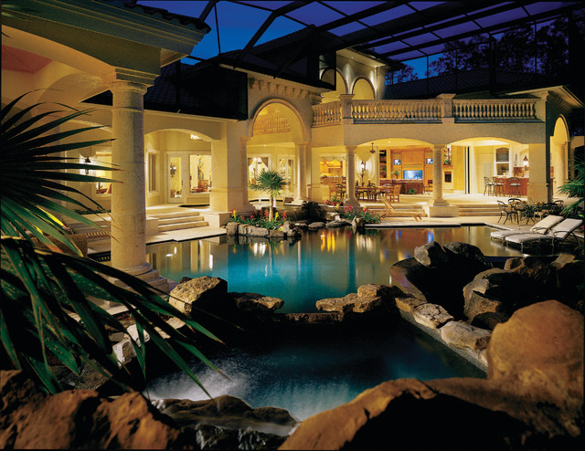 Pool Sater Design 4 House Plans With Fall Outdoor Living From The