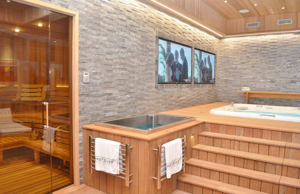 Saunas - Contemporary - Pool - New York - by Ocean Spray Hot Tubs and ...