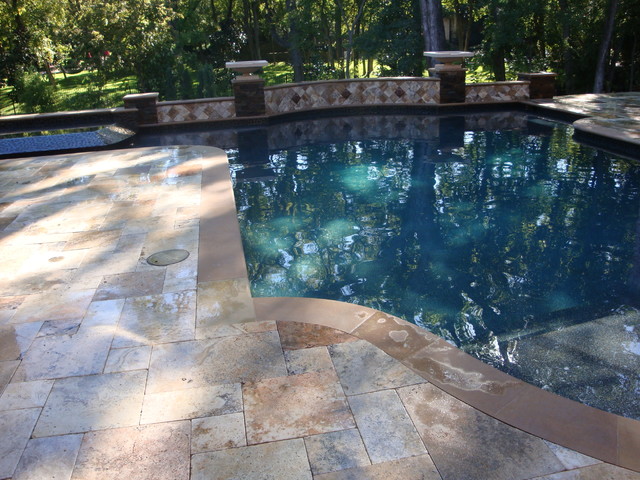 Scabos Cappadocia French Pattern Pavers - Traditional - Pool - Tampa ...