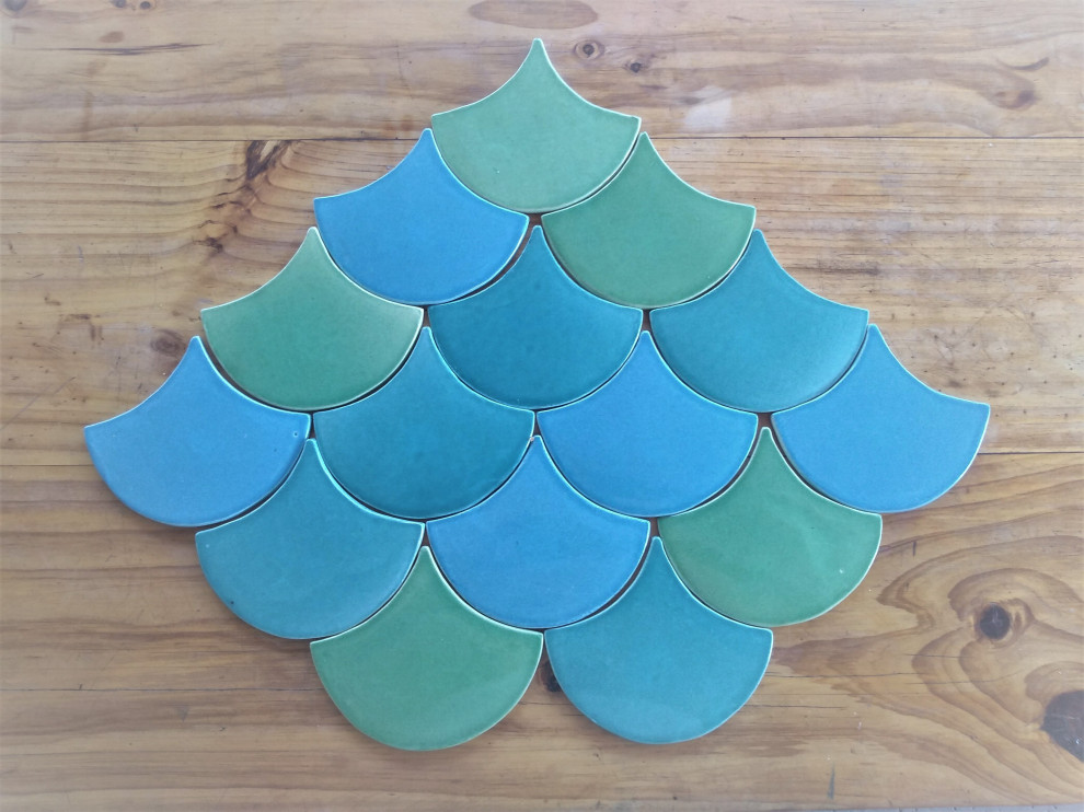 Scale Tiles - Contemporary - Pool - Orange County - by Renwick Tiles ...